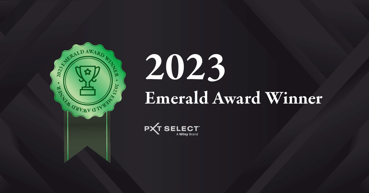 PXTSelect™ 2023 Emerald Award Winner - PI